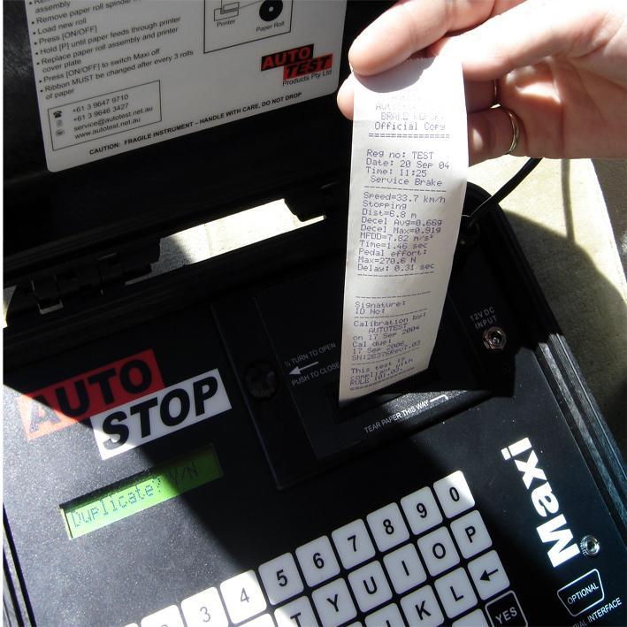 AutoStop Maxi Brake Meter - AutoTest Products Pty Ltd