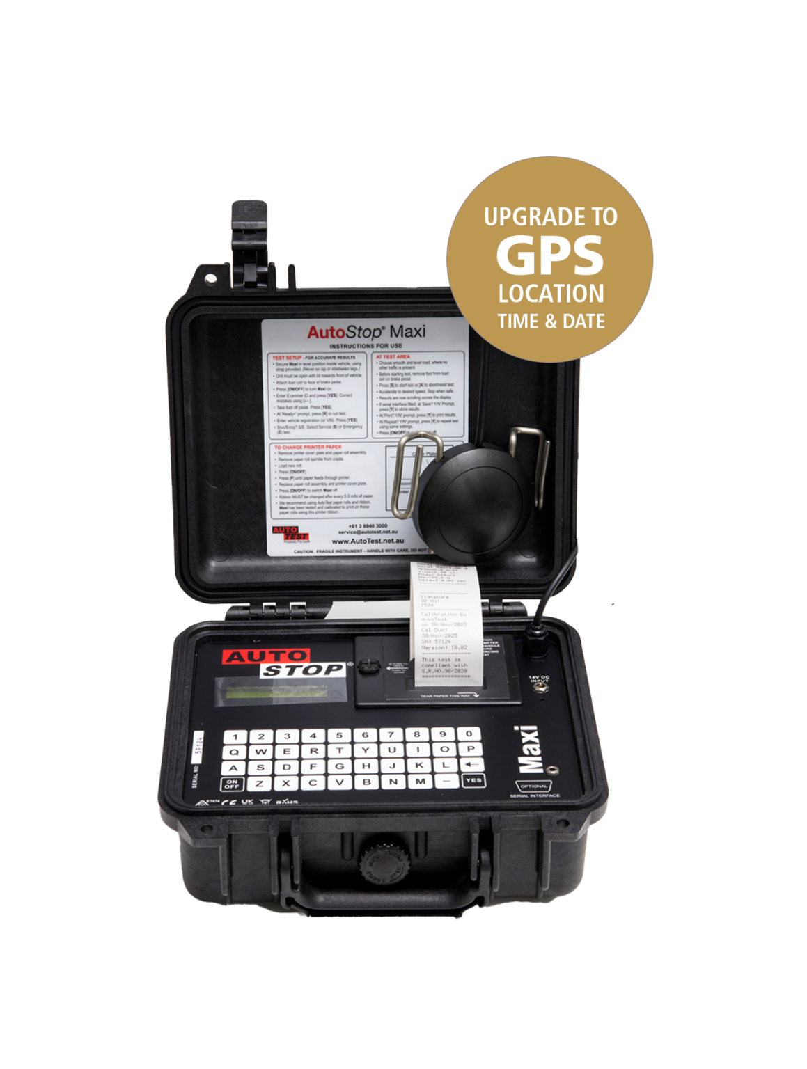 AutoStop Maxi Brake Meter - AutoTest Products Pty Ltd