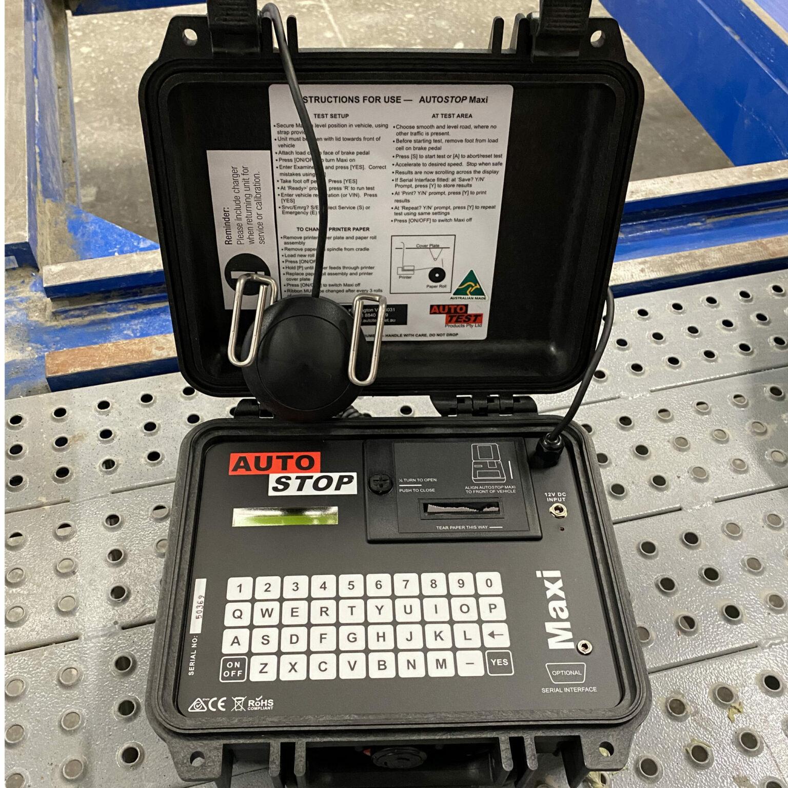 AutoStop Maxi Brake Meter - AutoTest Products Pty Ltd