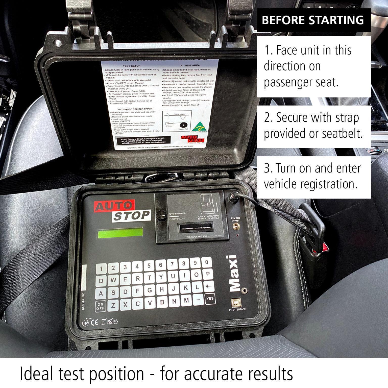 AutoStop Maxi Brake Meter - AutoTest Products Pty Ltd