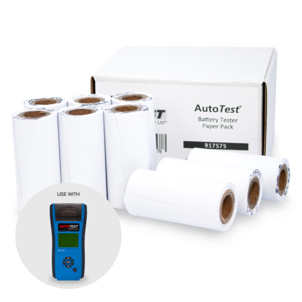 Paper Pack (Battery Tester) - AutoTest Products Pty Ltd